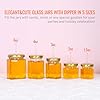 Amazon.com: AuroTrends Mini Honey Jars with Dipper 1.5oz 8Pack, Empty Hexagon Honey Jars for ...