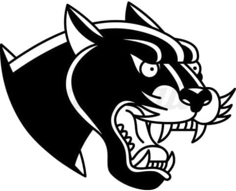 Old School Tattoo Pantera Decal - Die Cut Vinyl Decal for Cars, Trucks ...