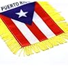 Amazon.com : Puerto Rico Hanging Flag with Suction Cup 4x6 Inch ...