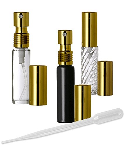 Amazon.com: Gr Parfums 3 Mixed Colors Perfume Atomizers, Cologne Spray ...