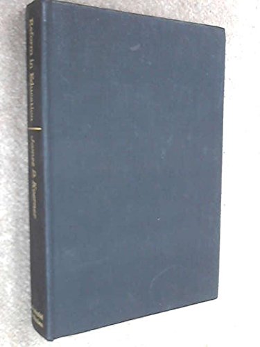 Reform in Education: England and the U.S.A.: James D. Koerner ...