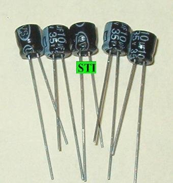 5 pcs 10uf 10 mfd Capacitor - 35V - 85C - Radial: Amazon.com ...