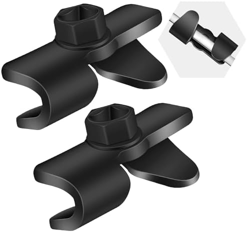 2 Pcs 49403 Universal Automotive Wrench Extender Adaptor with 1/2 Inch ...