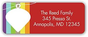 Amazon.com : Expressionery - Brightly Strung Address Labels : Office ...