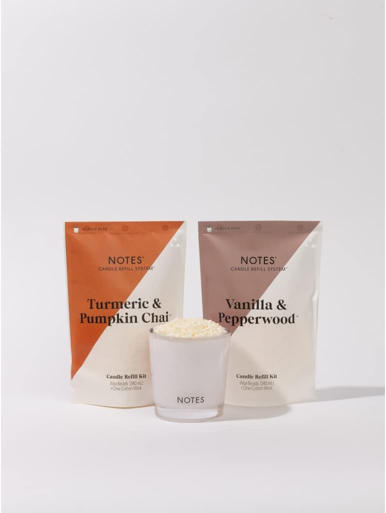 Amazon.com: NOTES Sustainable Candle Kit | Non-Toxic Fragrance, Natural ...