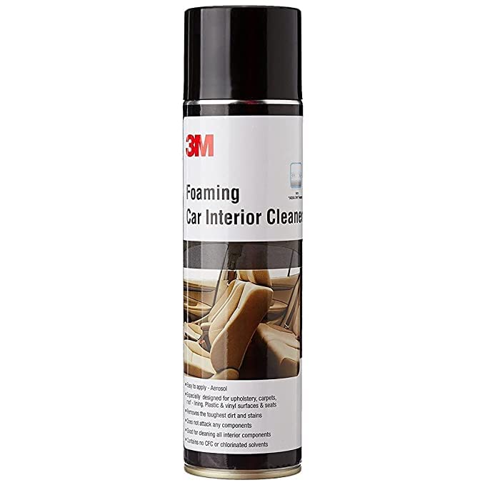 3M Foaming Car Interior Cleaner (580 g) | Upholstery & Leather cleaner ...