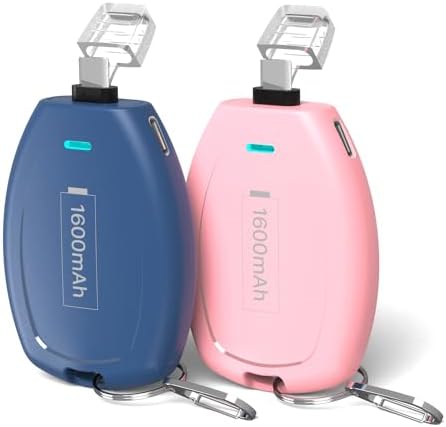 Amazon.com: LCLEBM Keychain Charger for Android, 1600mAh Mini Emergency ...