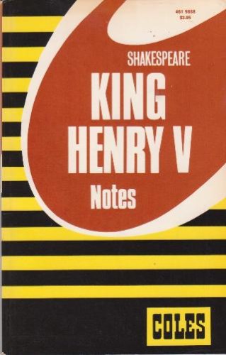 Shakespeare - King Henry V Notes: Amazon.co.uk: Coles: Books