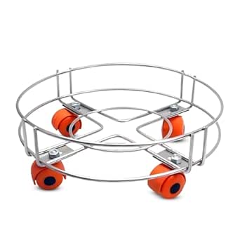 PANCA Heavy & Strong Stainless Steel Cylinder Trolley with Wheels| Gas ...