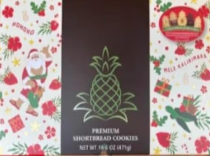 Amazon.com: Honolulu Cookie Premium Holiday Gift Box, 30 Premium ...