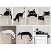 Amazon.com: 2024 Metal Adorable Cat Door Topper - Halloween Christmas ...