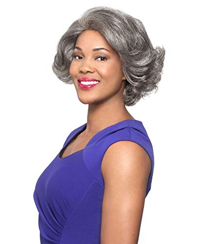 Amazon.com : Nori Wig Color 51 Light Gray - Foxy Silver Wigs Lace Front ...