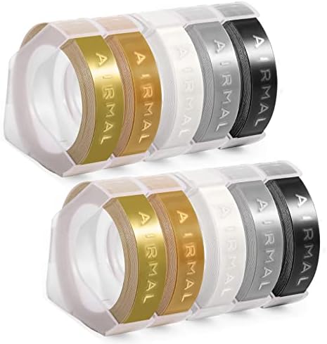 Amazon.com: Airmall 10x Compatible Omega Label Tape for Embossing Tape ...