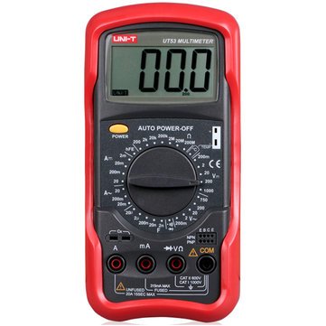Generic Digital Multimeter Resistance Measurement Diode Transistor Test ...