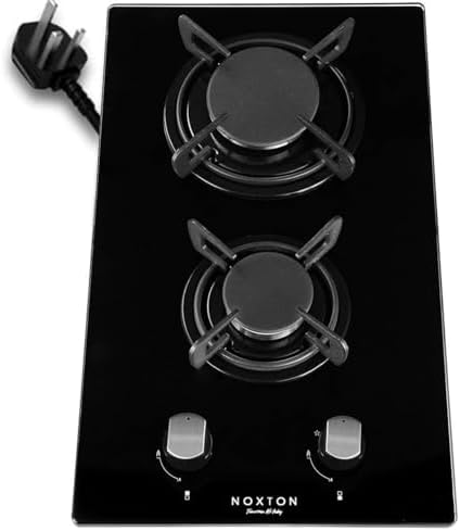 Amazon.com: Noxton Gas Cooktop 2 Burner, 12 inch LPG/NG Dual Fuel Built ...