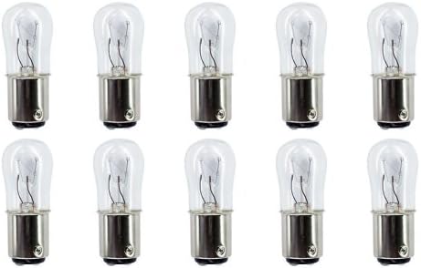 CEC Industries #3S-6/5 DC 130V Bulbs, 130 V, 3 W, BA15d Base, S-6 shape ...