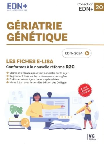 LES FICHES E-LISA EDN+ GERIATRIE GENETIQUE : Vernazobres-Grego: Amazon ...