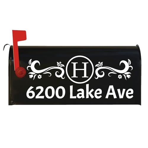 Amazon.com: Personalized Mailbox Decal Custom Mailbox Number Street ...