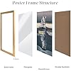 Amazon.com - 20x27 Frame Gold, Modern 27x20 Picture Poster Frame ...