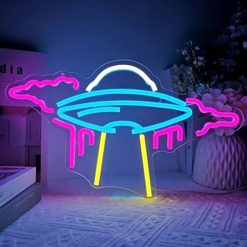 Amazon.com : JIARODEY Alien Neon Sign,Dimmable Green Alien Led Neon ...