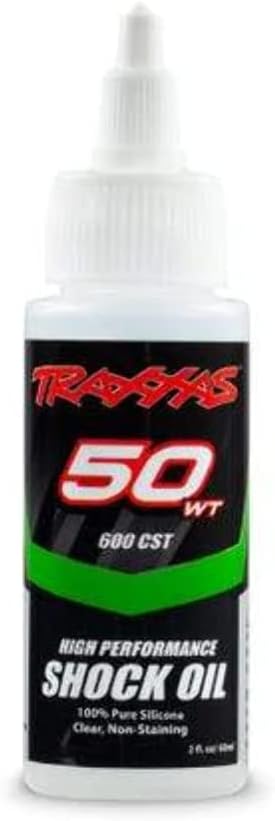 Amazon.com: Traxxas Oil, Shock (50 wt, 600 CST, 60cc) (Silicone) : Toys ...