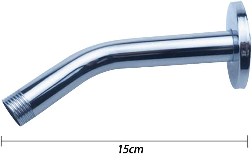 Faderr Shower Arm, G 1/2″ Stainless Steel Round Top Shower Arm Pipe ...
