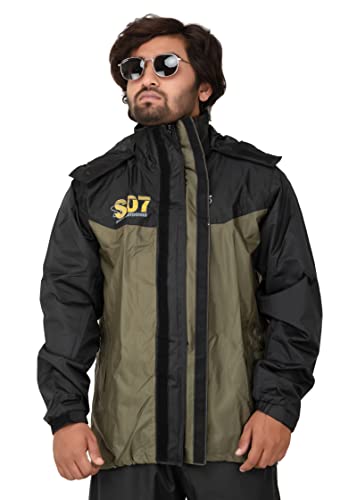sky rainwear fancy raincoat with extra bag space | neck pack raincoat ...