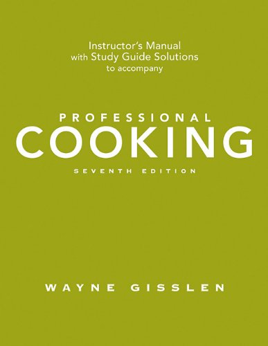 Instructor's Manual with Study Guide Solutions to Accompany ...