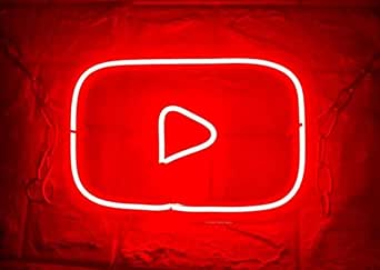Buy Luxury Sign India YouTube Neon light strip for Wall Mounted Hanging ...