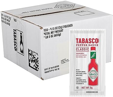 Amazon.com: TABASCO Brand Original Red Pepper Sauce, Medium Hot Sauce ...