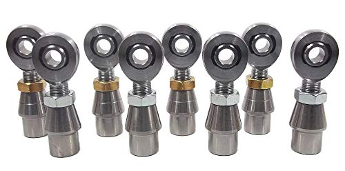 Amazon.com: QSC 1/2 X 5/8-18 Chromoly 4-Link Rod End Kit with Bungs ...