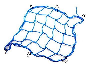 Luo Luo Motorcycle Parts Blue Universal ATV Helmet Web Bungee Mesh ...