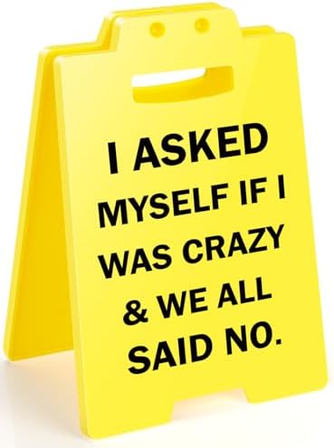 Amazon.com: MBL Funny Office Decor Gifts - Not in The Mood, Small Fun ...