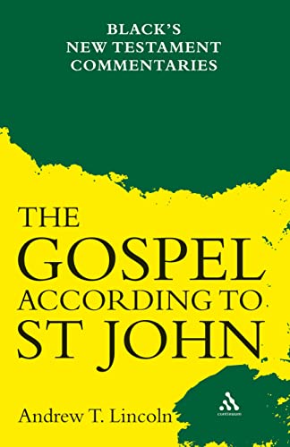 Gospel According to St John: Black's New Testament Commentaries ...