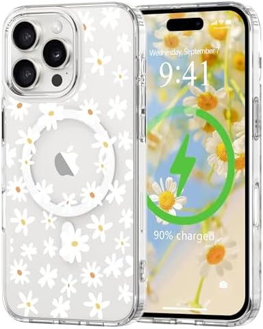 L-FADNUT Magnetic for iPhone 16 Pro Max Case, Compatible with Magsafe ...