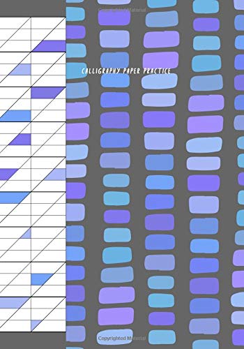 Buy Calligraphy Paper Practice: Slant Graph Paper Grid Blank Lined ...