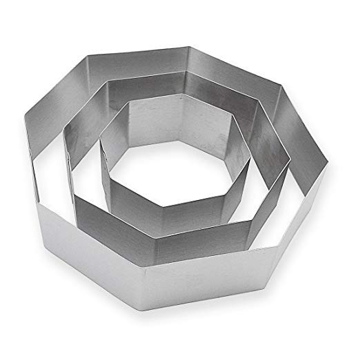 Funwhale Tier Octagon Multilayer Anniversary Birthday Cake Baking Pans ...