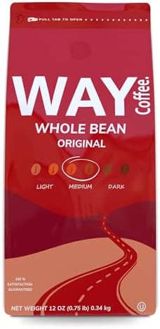Amazon.com : WAY Coffee Medium Roast Whole Bean Coffee - The Original ...