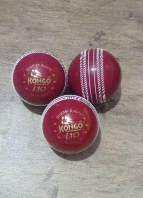 Kongo i10 Soft Cricket Ball - PVC - Low Bounce - 120gms Each Ball in ...