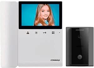 Commax Color Video Door Phone Kit with 4.3 Inch Monitor and Headset ...