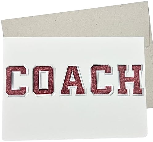 Amazon.com: Mcduldul Thank You Coach Card, Basketball Football Sports ...