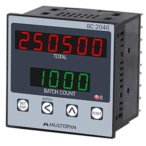 Multispan BC-2046 Digital Programmable Batch Counter 72 x 72 x 45 : Amazon.in: Industrial ...