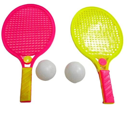 Waseem Games World Badminton Medium Plastic Racquet for Kids : Amazon ...