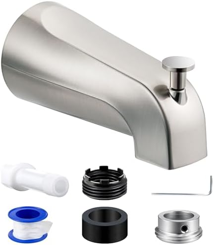 Dreyoo Tub Spout with Diverter, Tub Spout (Universal Fits 1/2 Copper ...