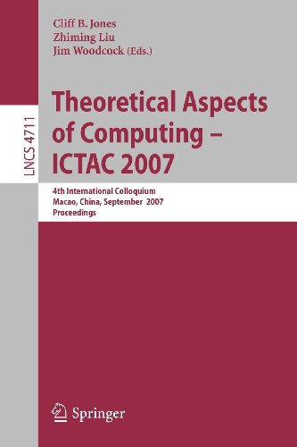 『Theoretical Aspects of Computing - ICTAC 2007: 4th - 読書メーター