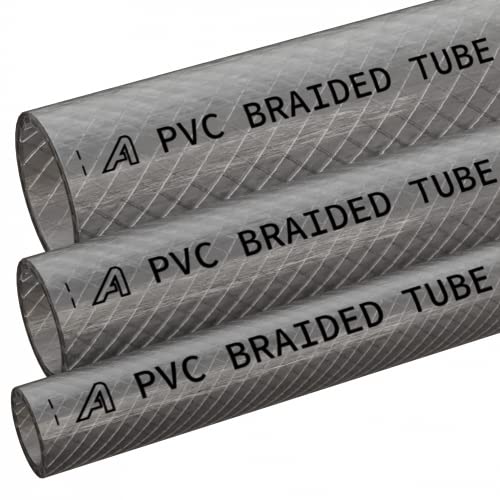 ap automotive 32mm Clear Reinforced PVC Braided Air & Water Hose 10 ...