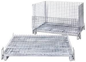 Horison Industries Heavy-Duty Folding Pallet Cages - Strong, Durable ...