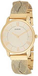 GUESS Analog Champagne Dial Women's Watch-W1143L2 : Amazon.in: Fashion