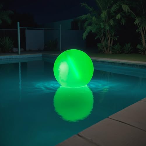 Party Propz Glow in The Dark Pool Party Ball - 1pc Assorted Light Up ...