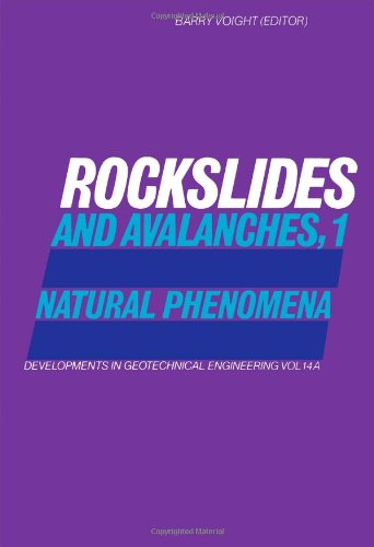 Rockslides and avalanches (Developments in geotechnical engineering ...